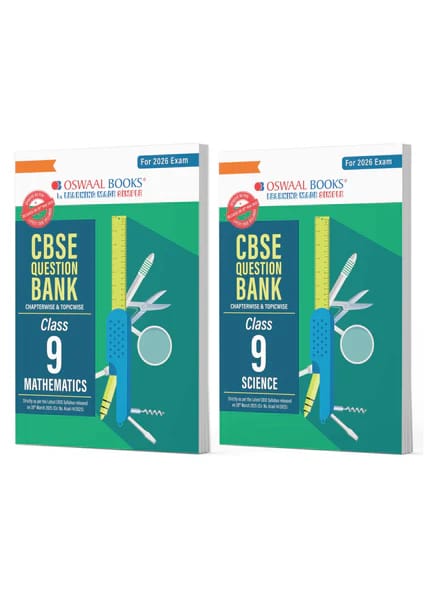 Class 9 Mathematics and Science Combo of Question Bank | Oswaal ...