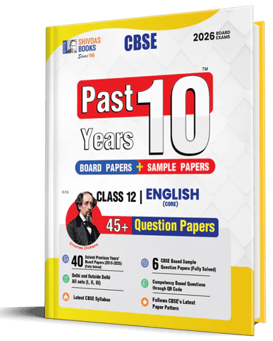 Cbse Class 12 English Core Past 10 Years Solved Papers | Shivdas ...