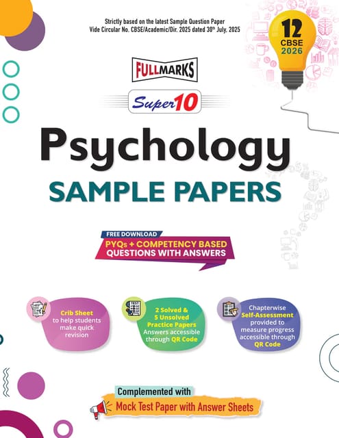 Full Marks Super 10 Sample Question Paper Psychology Class 12 | Latest ...
