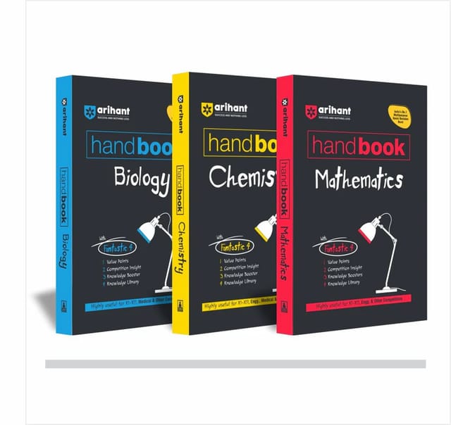 Arihant Handbook Biology Chemistry and Mathematics Class 11 and 12 ...